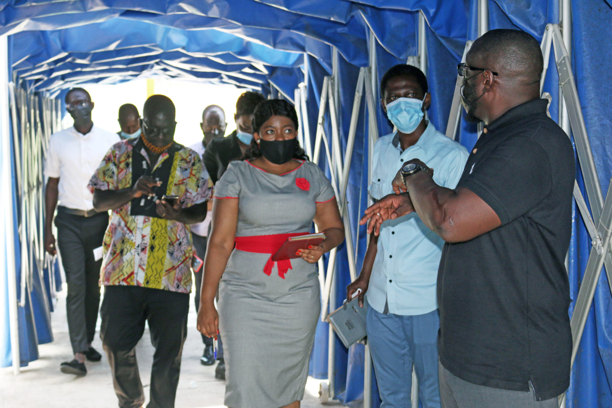 Ghana Health Service Covid-19 Team Calls On NSA - National Sports Authority